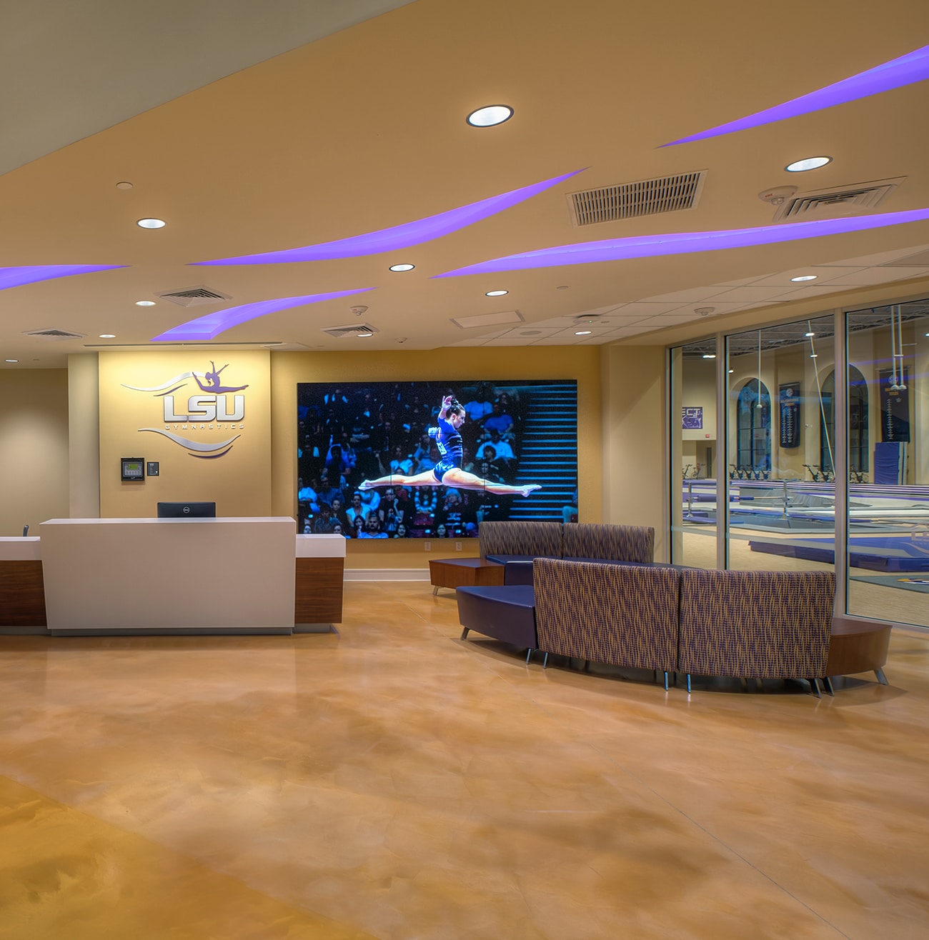 Gymnasti Waiting Area Design Meeting Room – Durham City Gymnastics